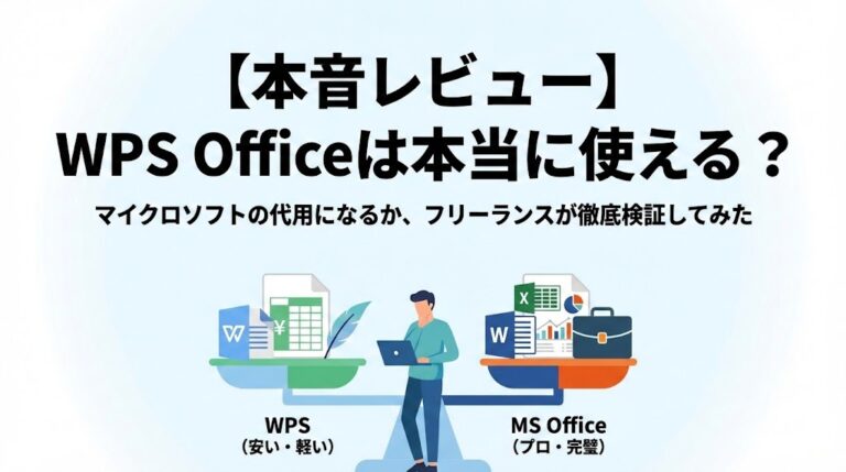 【本音レビュー】WPS Officeは本当に使える？マイクロソフトの代用になるか、フリーランスが徹底検証してみた | カッパログ